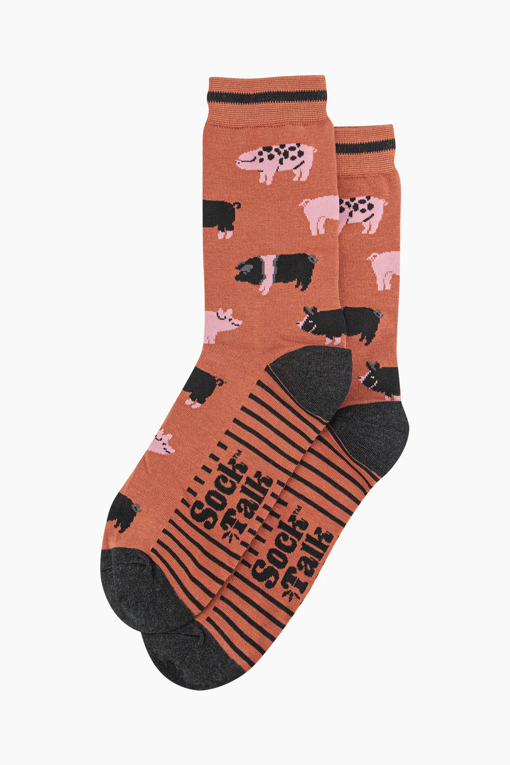 Men's Bamboo Socks - Rust, Pigs – Crowberry Wood 2024 LTD