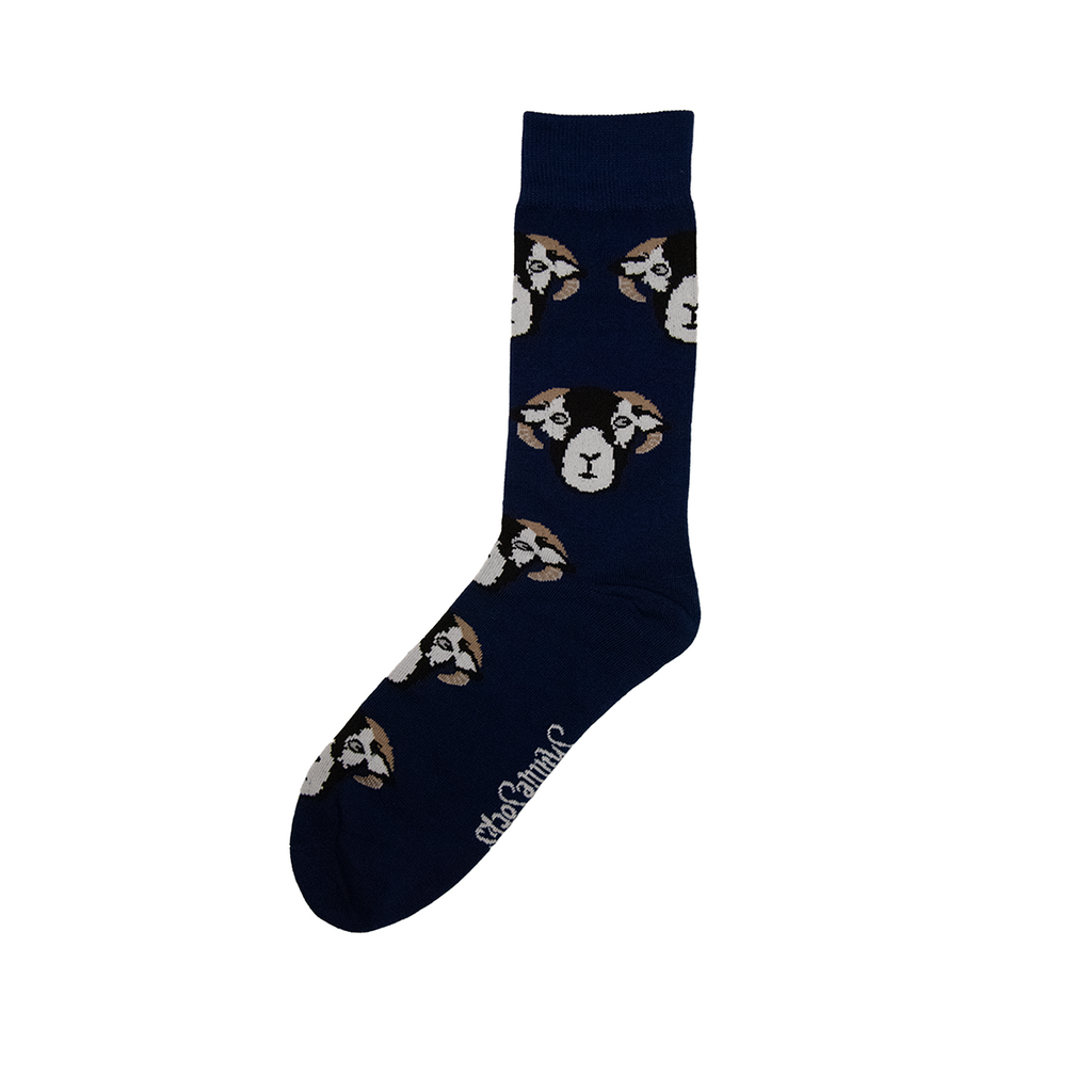 Navy Sheep Socks – Crowberry Wood 2024 LTD