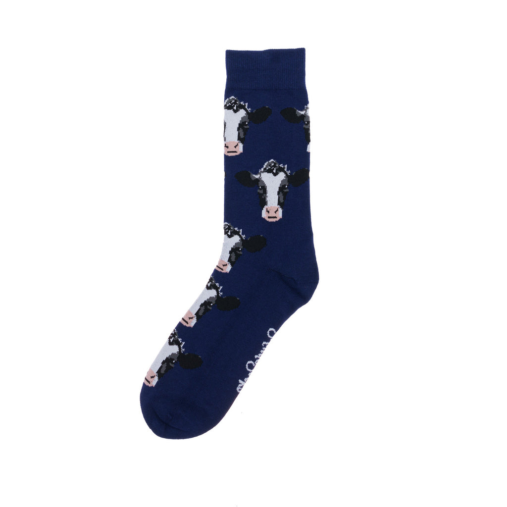 Navy Cow Socks – Crowberry Wood 2024 LTD