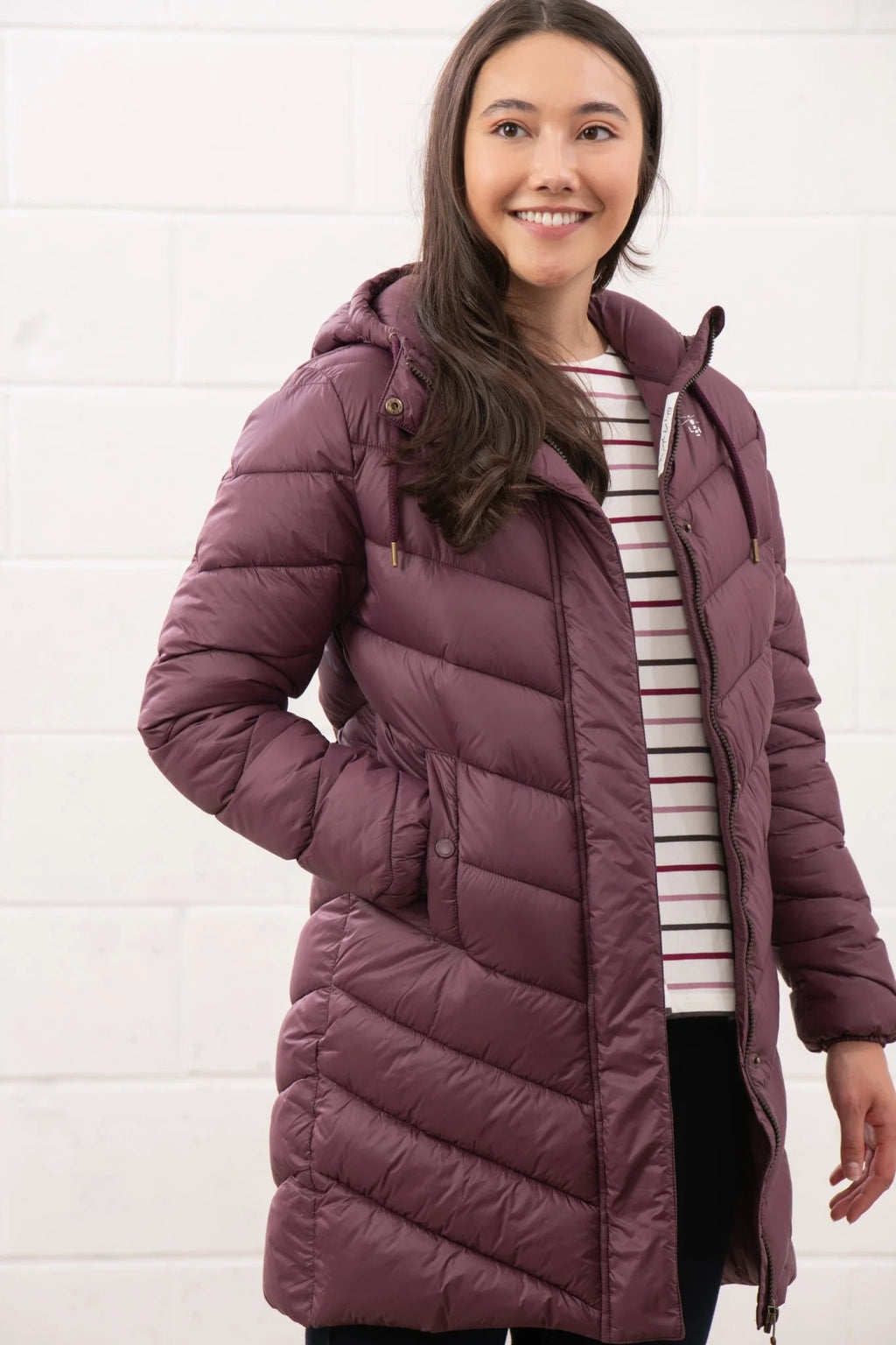 Laurel Ladies Coat - Cranberry – Crowberry Wood 2024 LTD
